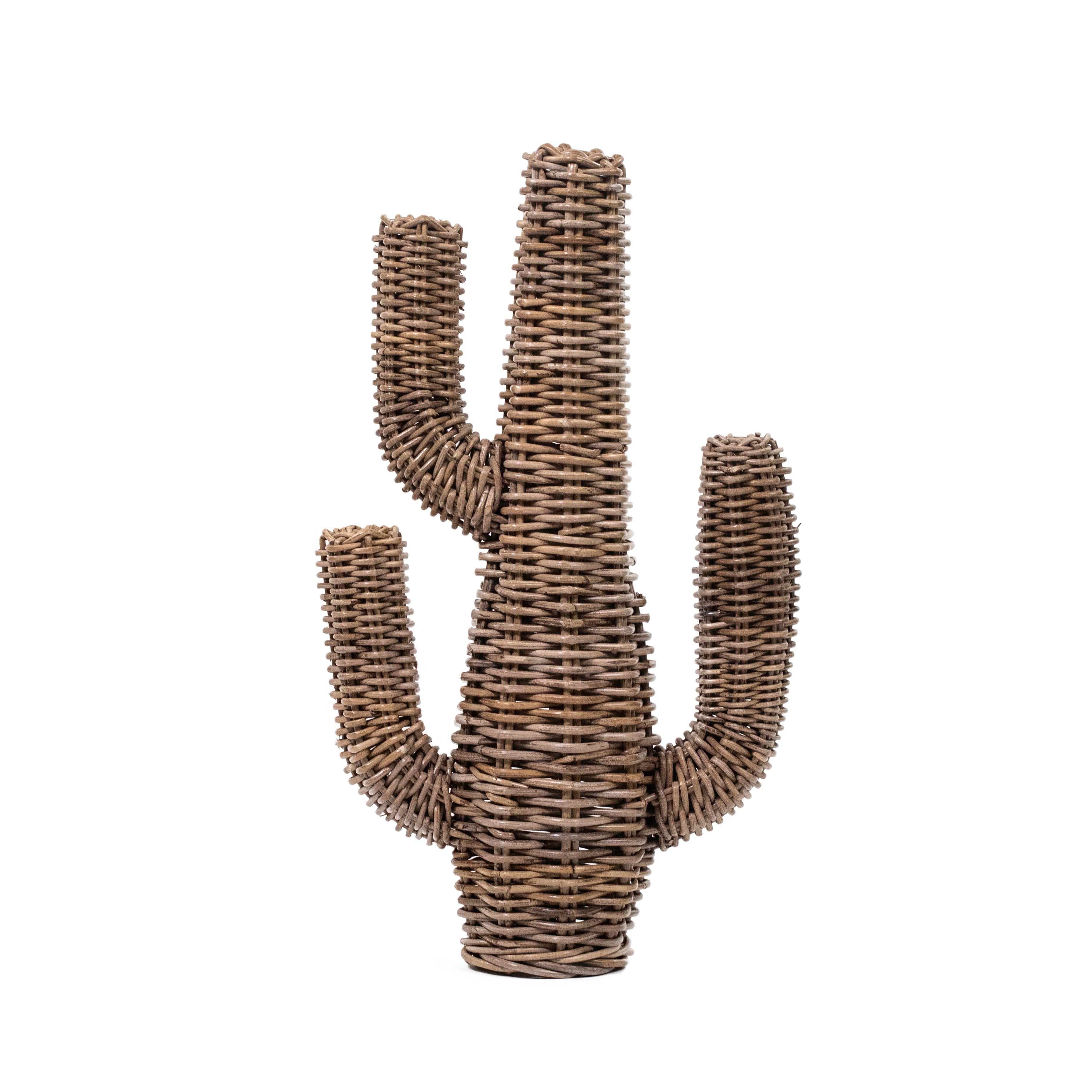 TWIN PINE Small Rattan Cactus